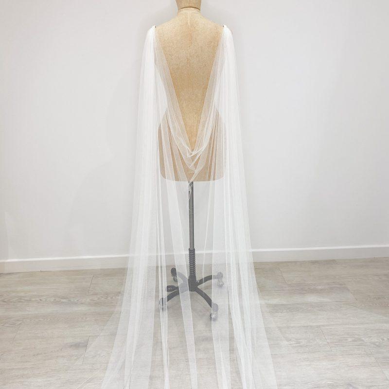 Nola Grey Hollie - 3D Flower Veil at Victoria Lou Bridal